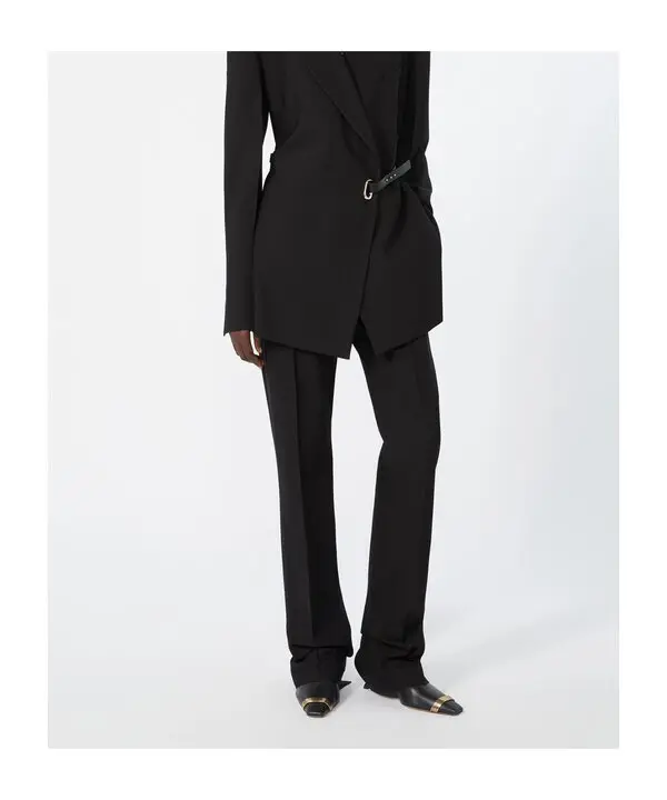 Sportmax Slim Straight Pants - Black