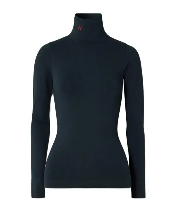 Perfect Moment Ribbed Modal Blend Turtleneck Thermal Top