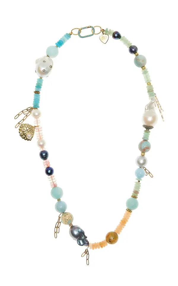 JOIE DIGIOVANNI Tropical Beach -stone Necklace