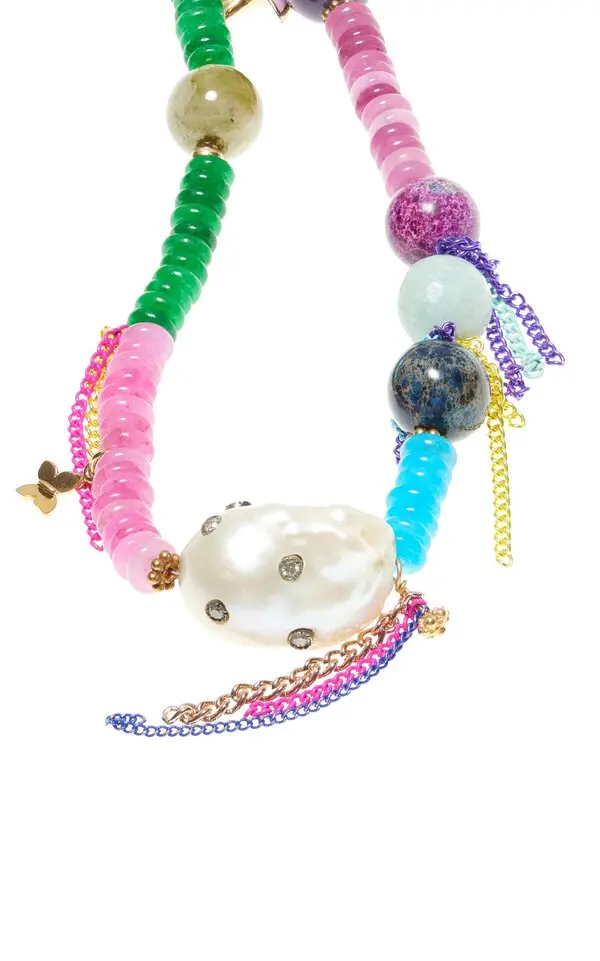 JOIE DIGIOVANNI Rainbow -stone Choker