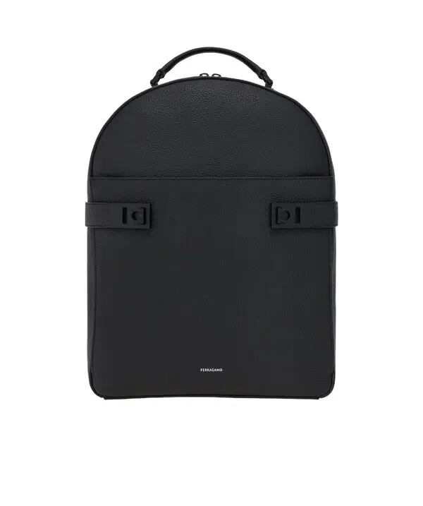 FERRAGAMO Gancini-buckles Zip-around Backpack