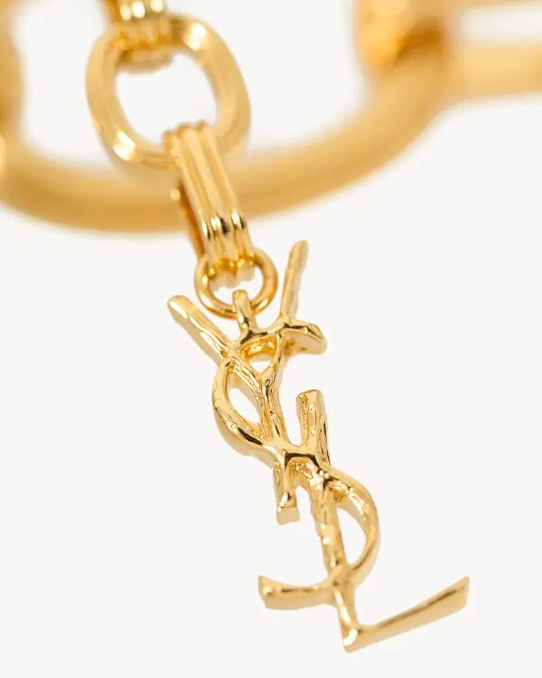 Saint Laurent Cassandre Graduated Chain Belt