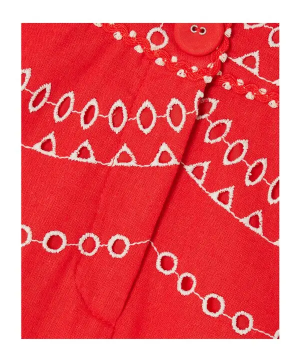 Charo Ruiz Ibiza Andrea Broderie Anglaise Cotton-blend Shorts