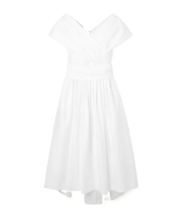 Adam Lippes Sibyl Organic-cotton Poplin Dress