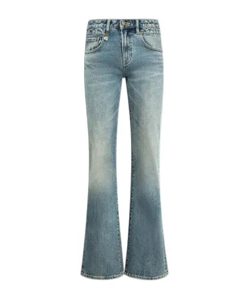 R13 Low-rise Flare Jeans
