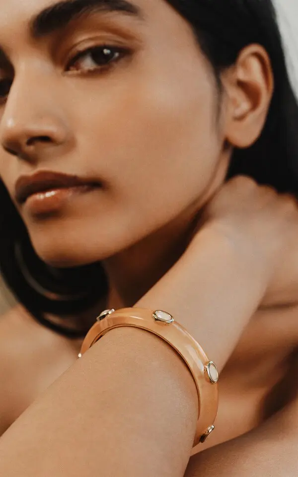 Eddie Borgo Callie Bangle - Orange