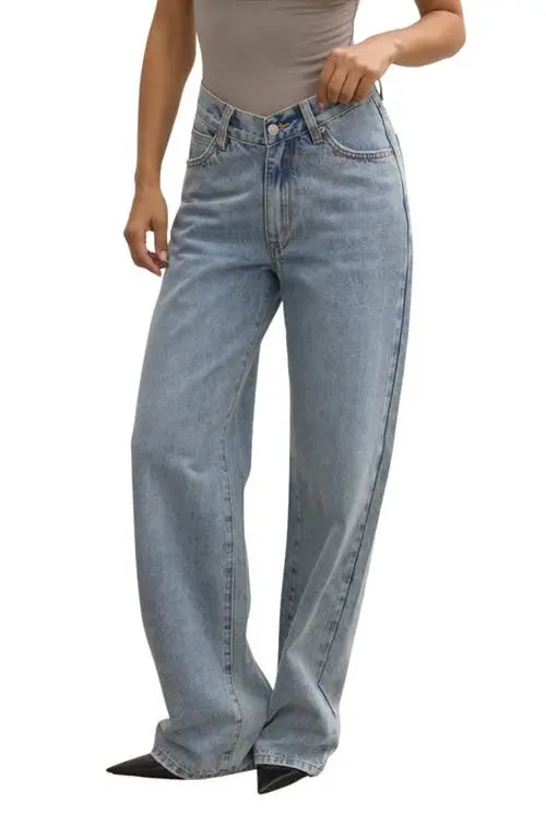 BAYSE Vera High Waist Straight Leg Jeans - Atlanta