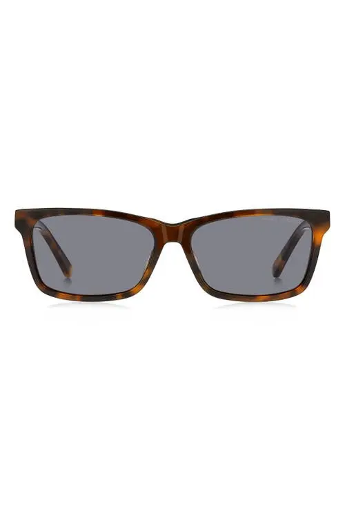 Marc Jacobs Rectangular Sunglasses With Gradient Lenses - Havana/grey