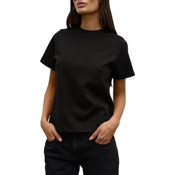 BAYSE Tess Cotton T-shirt - Black