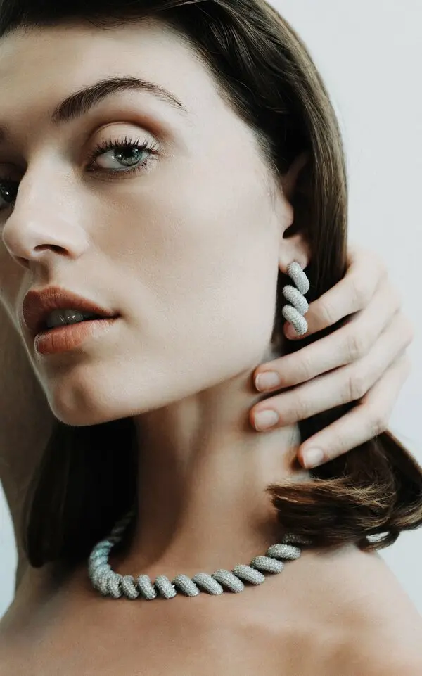 Eddie Borgo Pavé Torsade Drop Earrings