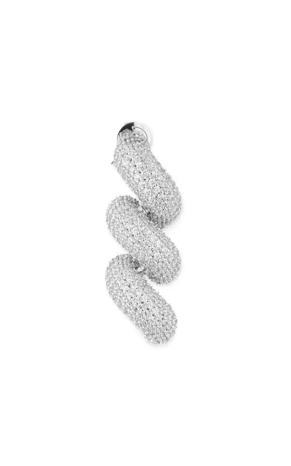 Eddie Borgo Pavé Torsade Drop Earrings