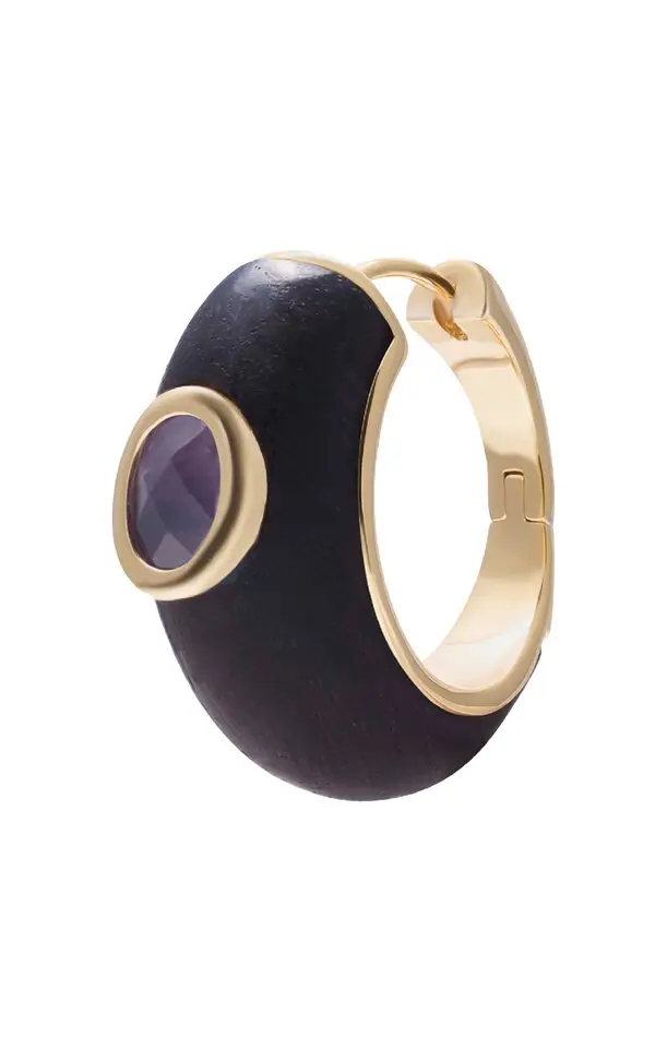 Eddie Borgo Callie Hoop Earrings