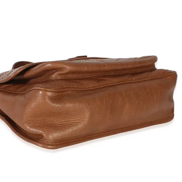 Saint Laurent Niki Chain Satchel - Brown