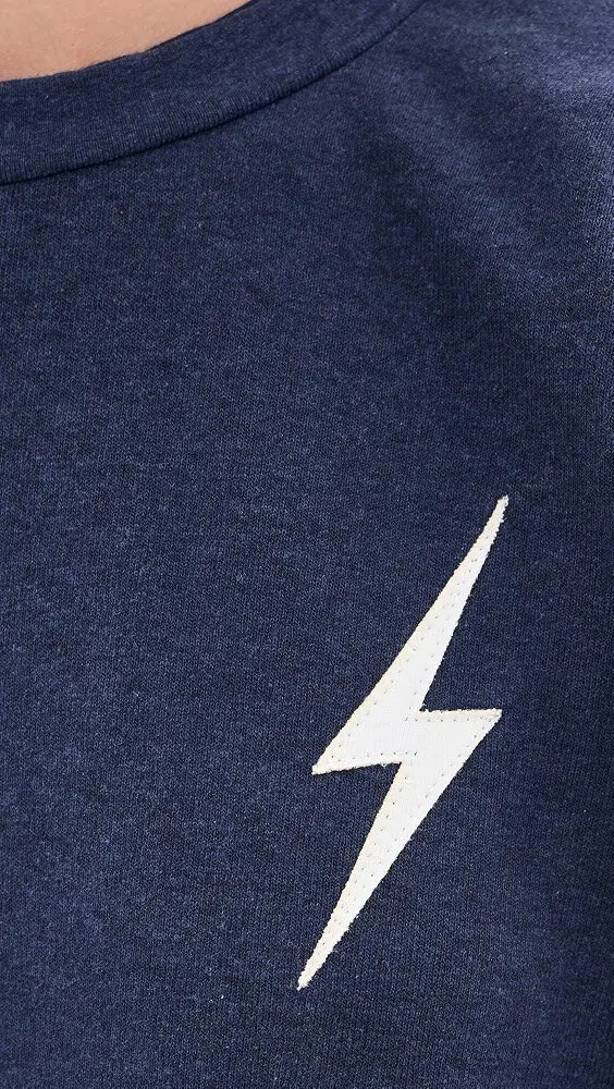 Aviator Nation Bolt Stitch Crew Sweatshirt