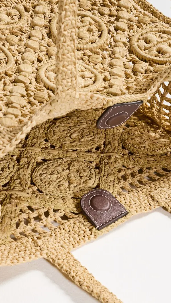 Tory Burch T Monogram Crochet Small Tote