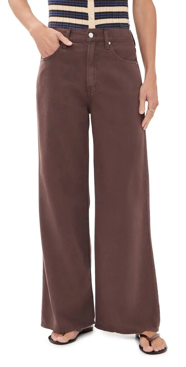 Madewell Petite Ultimate Airy Denim Wide Leg Jeans - Cocoa