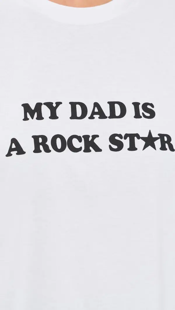Stella McCartney My Dad Is A Rockstar Boyfriend T-shirt