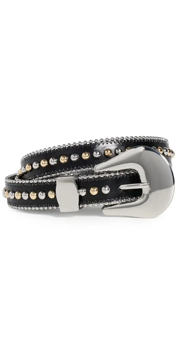 B-low The Belt Barcelona Belt - Black Silver