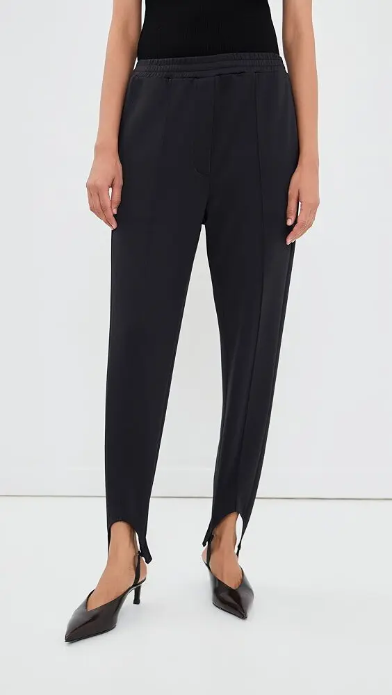 Tibi Active Knit Sporty Stirrup Pants