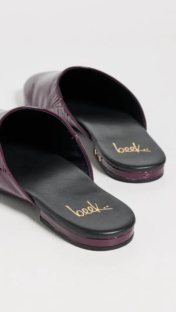 Beek Blackbird Mules - Prune