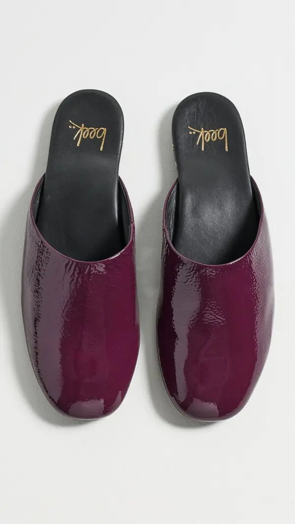 Beek Blackbird Mules - Prune