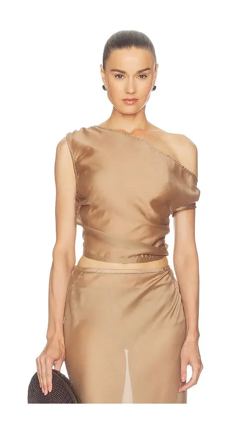 SOLAQUA Genevieve Off-shoulder Top