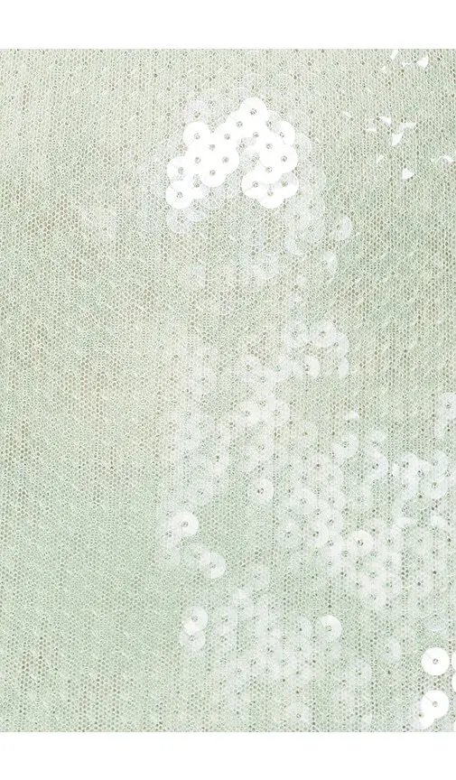 Retrofete Tulip Sequin Dress In Green