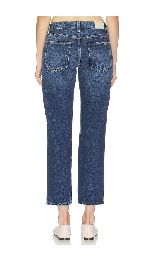 PISTOLA Issa Mid Rise Ankle Straight Leg Jeans