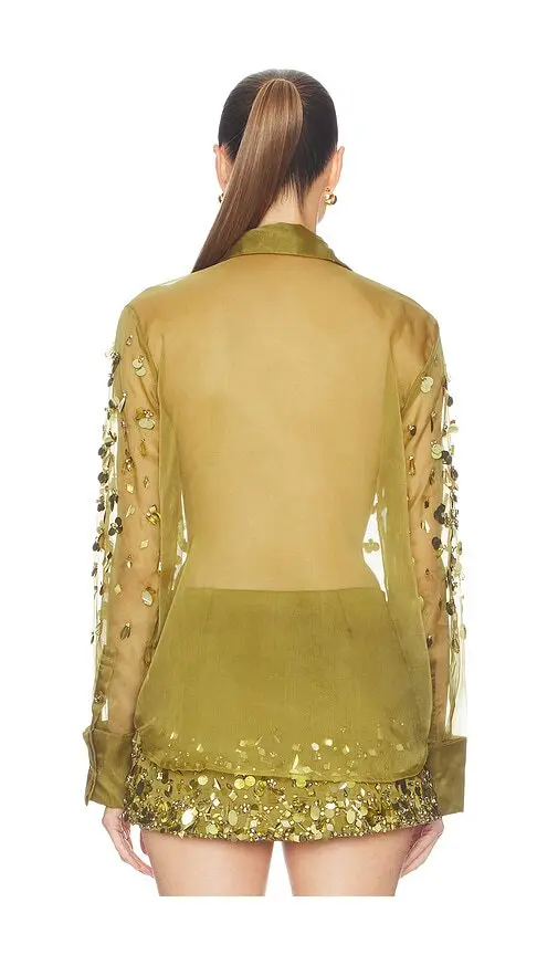 Retrofete Quilly Embroidered Blouse