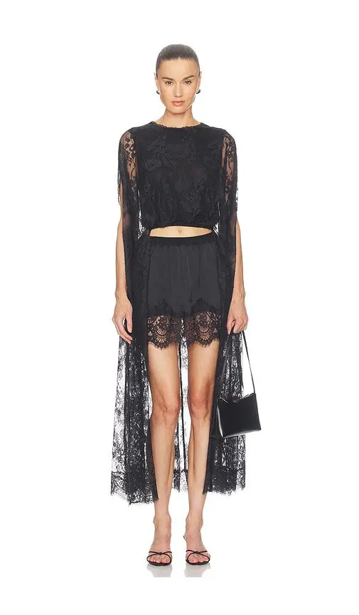 Zimmermann Valiant Lace Caped Top