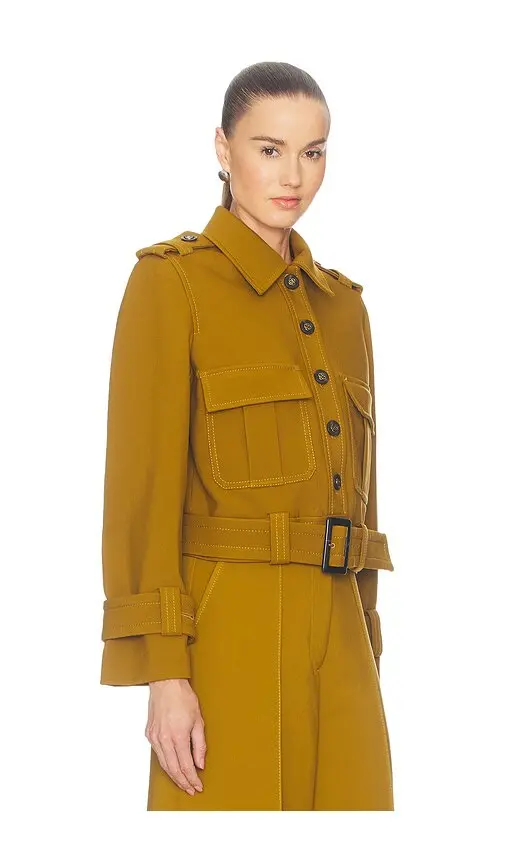 Zimmermann Valiant Cropped Utility Jacket