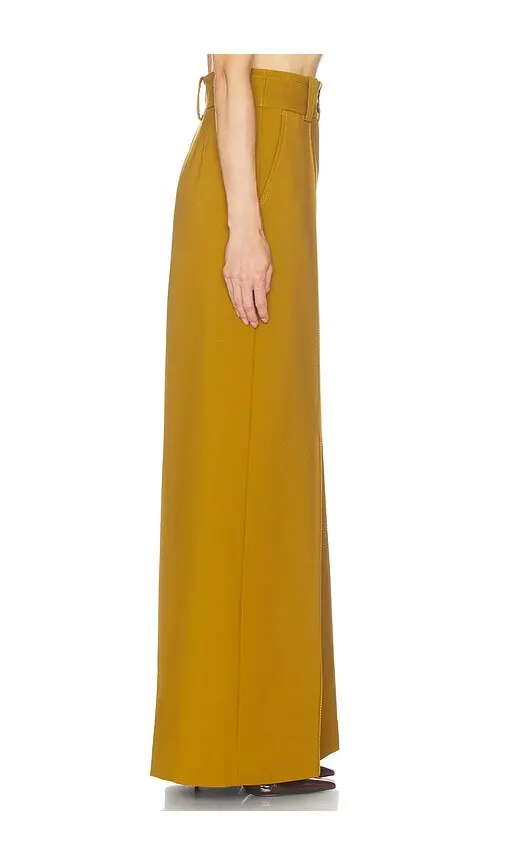 Zimmermann Valiant Wide Leg Pant In Green