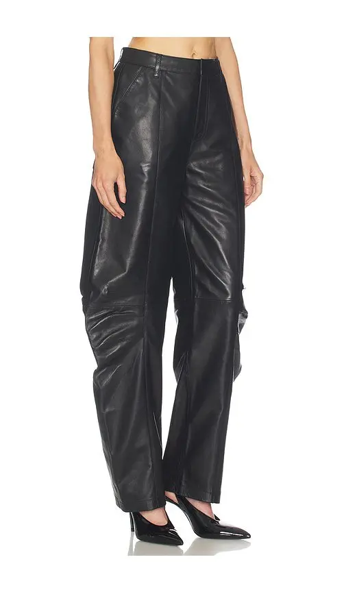 ROTATE BY BIRGER CHRISTENSEN Leather Cargo Pants