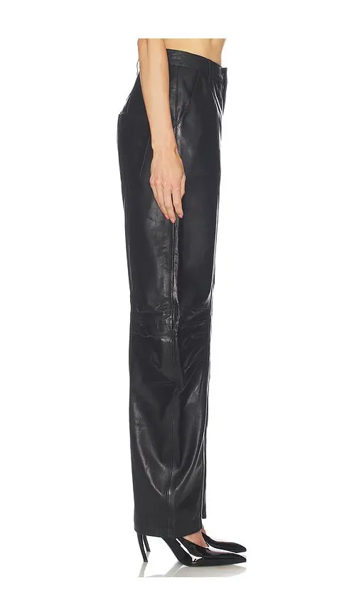 ROTATE BY BIRGER CHRISTENSEN Leather Cargo Pants