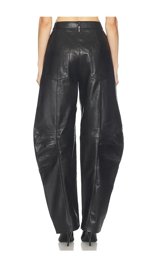 ROTATE BY BIRGER CHRISTENSEN Leather Cargo Pants