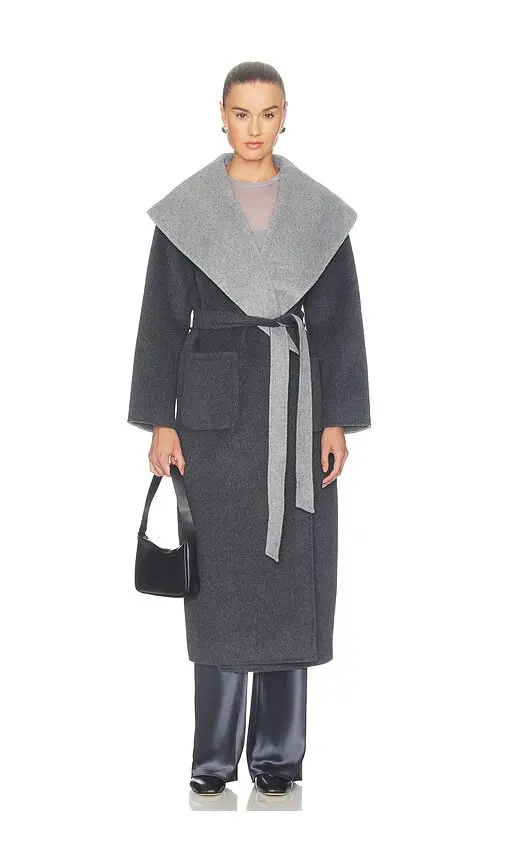 Simkhai Allura Reversible Belted Coat