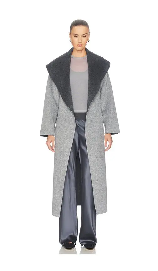 Simkhai Allura Reversible Belted Coat