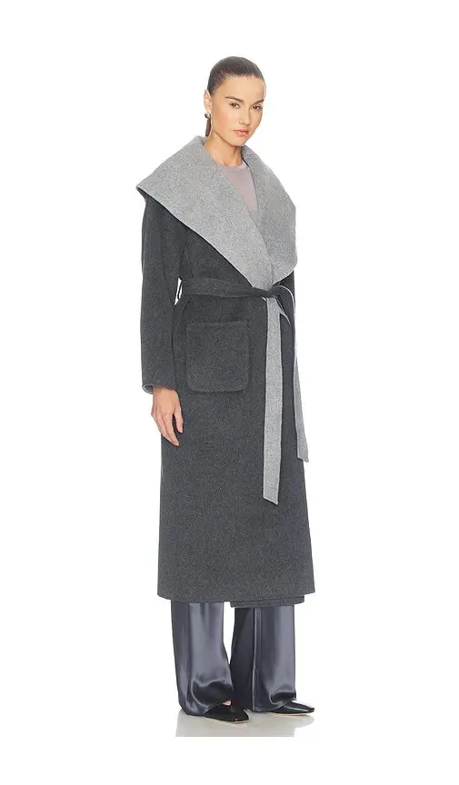 Simkhai Allura Reversible Belted Coat