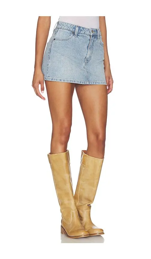 Show Me Your Mumu Ojai Mini Skort In Blue