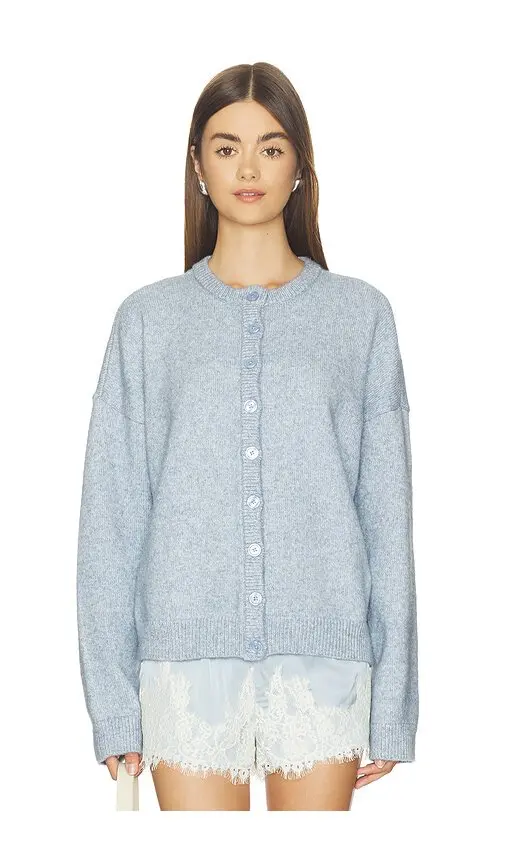 Show Me Your Mumu Foster Cardigan In Blue