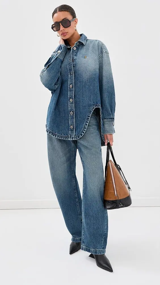 Attico Long Jeans