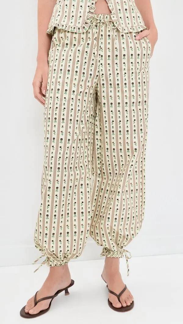 HOUSE OF SUNNY Vintage Rose Balloon Pants