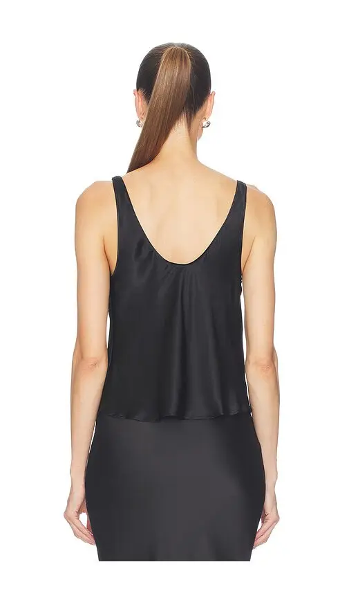 L'Agence Evadne Cowl Neck Tank