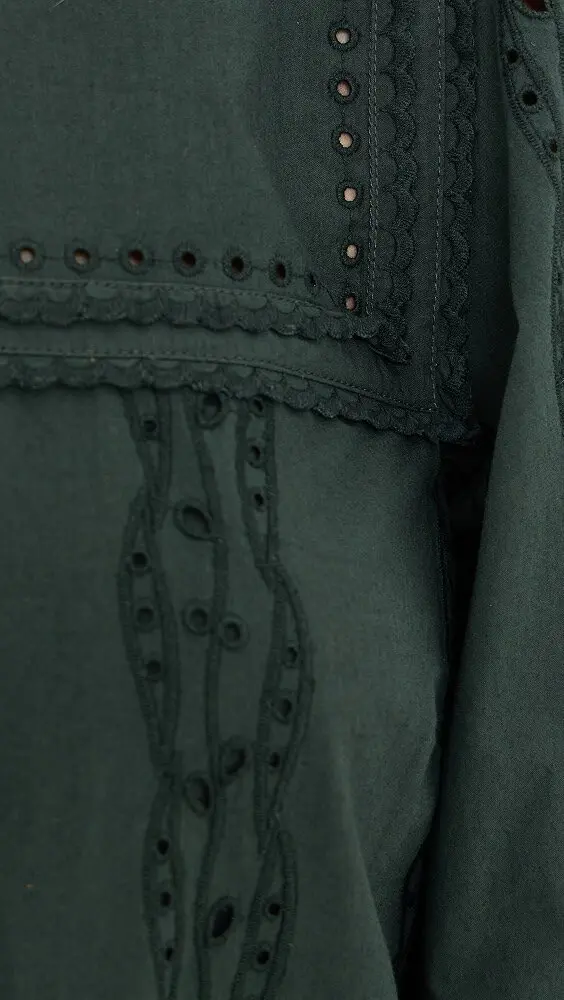Ulla Johnson Keira Eyelet Cotton Mini Dress