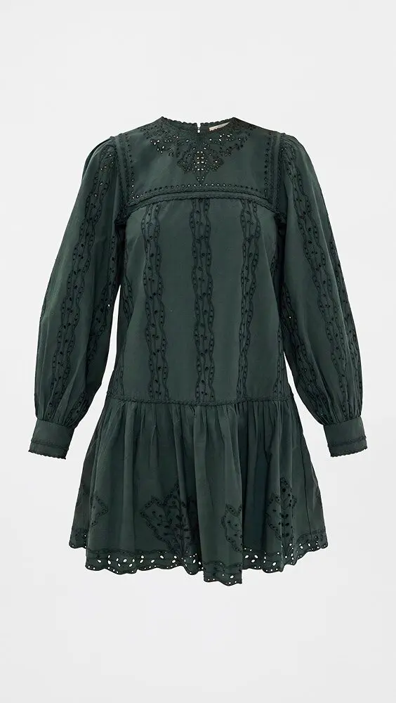 Ulla Johnson Keira Eyelet Cotton Mini Dress