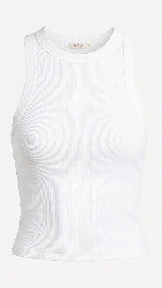 Marine Layer Lexi Rib Sun-in Crop Tank Top