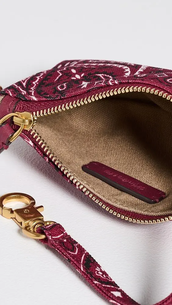 Madewell Bandana Mini Pouch Keychain
