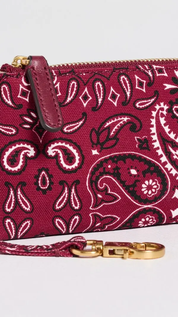 Madewell Bandana Mini Pouch Keychain
