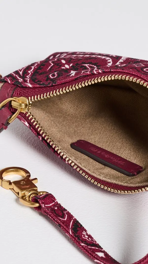 Madewell Bandana Mini Pouch Keychain