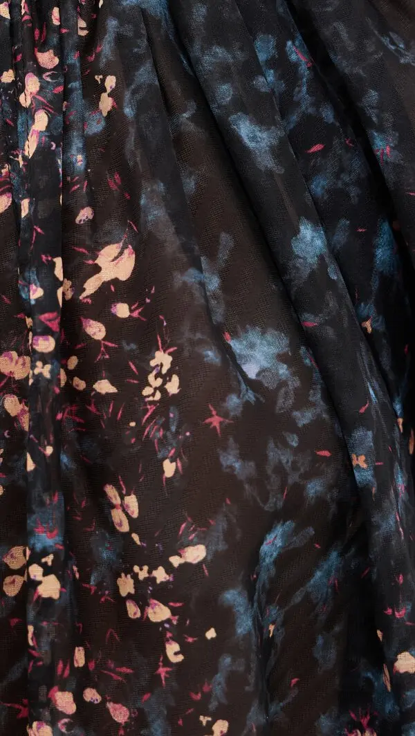 Ulla Johnson Elise Short Sleeve Silk Blouse - Eclipse